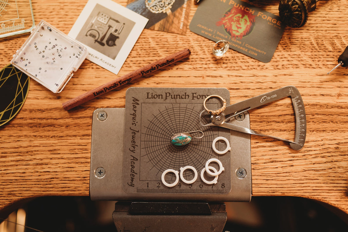 Circle pattern grid template (Stainless) – B Golden Jewelry School